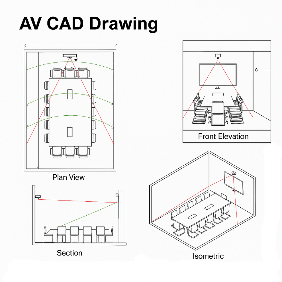 AV / ELV CAD Design Services | AVEXA PRO – Avexa Pro